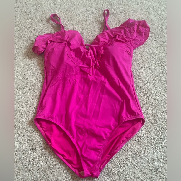 Kenneth Cole Reaction | Swim | Hot Pink Bathing Suit | Poshmark